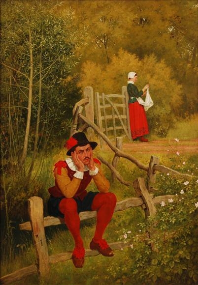 Charles Rossiter | The rejected suitor | MutualArt