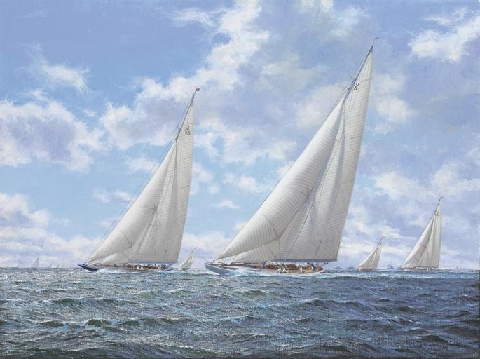 Stephen J. Renard | The New York Yacht Club Cruise, 1937: Ranger and ...