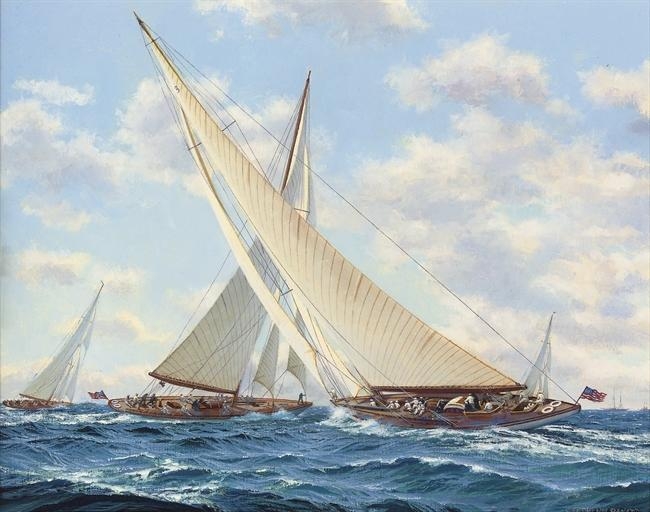 Stephen J. Renard | The New York Yacht Club Cruise, 1937: Ranger and ...