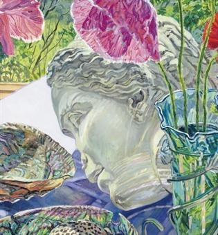 Janet Fish | GLASS AND SHELLS (1990) | MutualArt