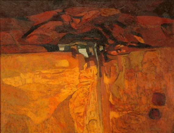 John Elwyn | Mountain Village (1963) | MutualArt