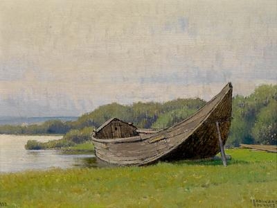 Ferdinand Brunner | On the Danube (1935) | MutualArt