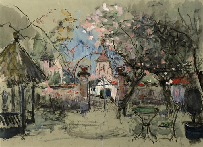 Adrien Jean Le Mayeur de Merprés | Ni Polok with Parasol | MutualArt