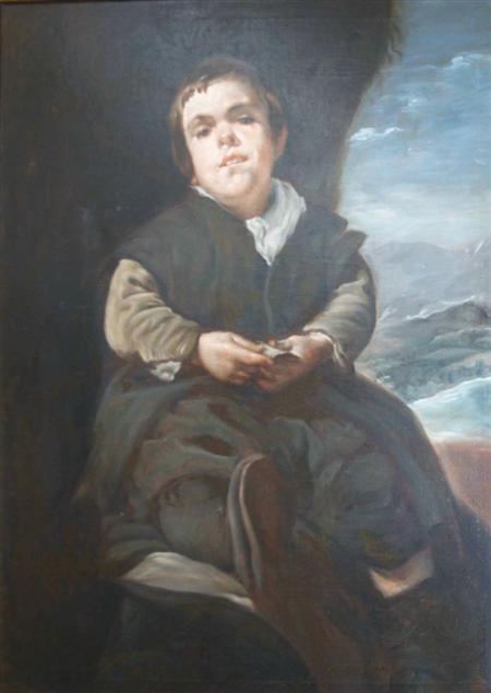 Diego Velázquez | The Dwarf Francisco Lezcano, Called El Nino de ...