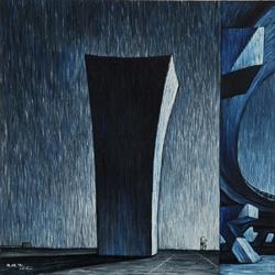 Lu Hsien Ming | Taipei's Scenery (1991) | MutualArt