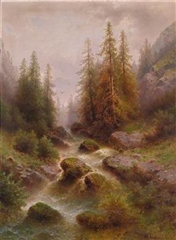 Albert Rieger | Woodland Mill | MutualArt
