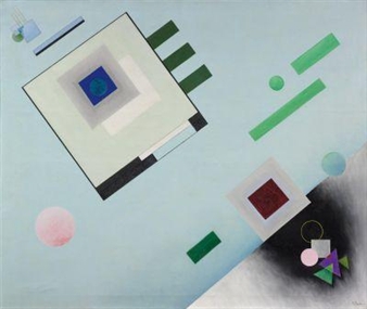Rudolf Bauer | Green Square (1937) | MutualArt