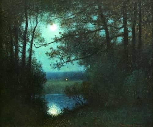 Frank Russell Green | Moonlight | MutualArt