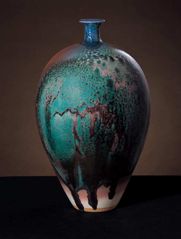 Wang Shiu-Kung | Vase With Multicoloured Glaze (1999) | MutualArt