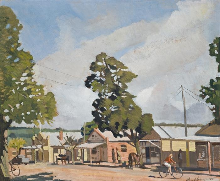 Herbert Badham | Pitt street, sydney (1943) | MutualArt