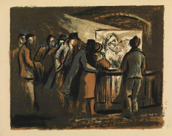 Leonard Pytlak | Standees (Greta Garbo and John Gilbert) (Circa 1940 ...