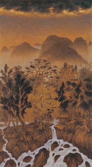 Huijun Gao | Evening Rain of Heshang Landscape (2005) | Artwork ...