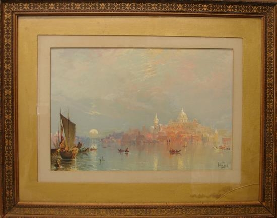 Douglas Arthur Teed | Seaport scene (1885) | MutualArt