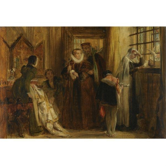 John Calcott Horsley | Study for Mary Queen of Scots (1871) | MutualArt