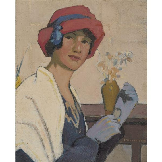 George Telfer Bear | The pink frock | MutualArt