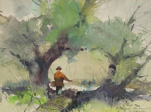 Roy M. Mason | Fly Fisherman (1952) | MutualArt