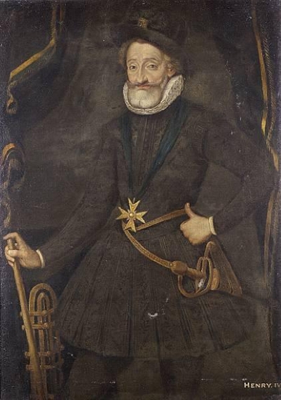 French School, 17th Century | Portrait of King Henry IV of France ...