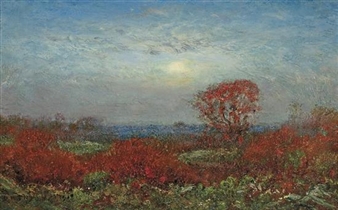 Dwight William Tryon | Moonlight (1906) | MutualArt