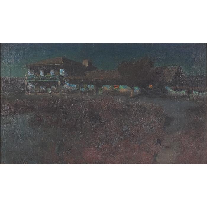Charles Rollo Peters | Twilight on the Farm (1902) | MutualArt