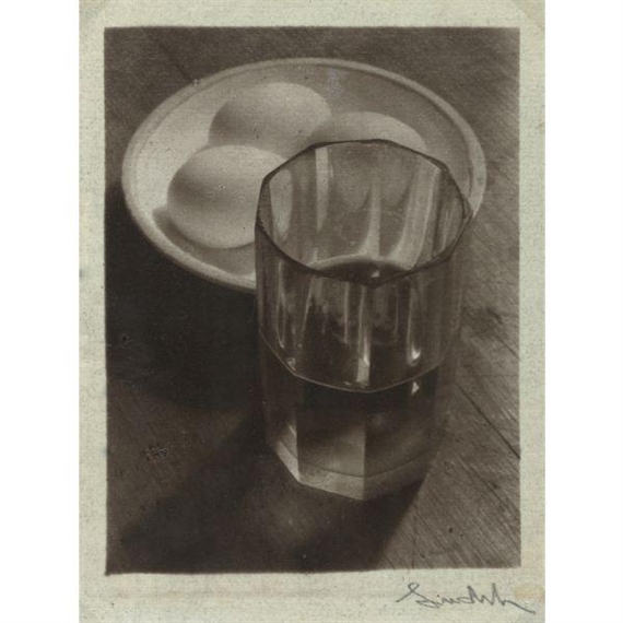 Josef Sudek | STILL LIFE WITH EGGS AND GLASS (1950 - 1954) | MutualArt