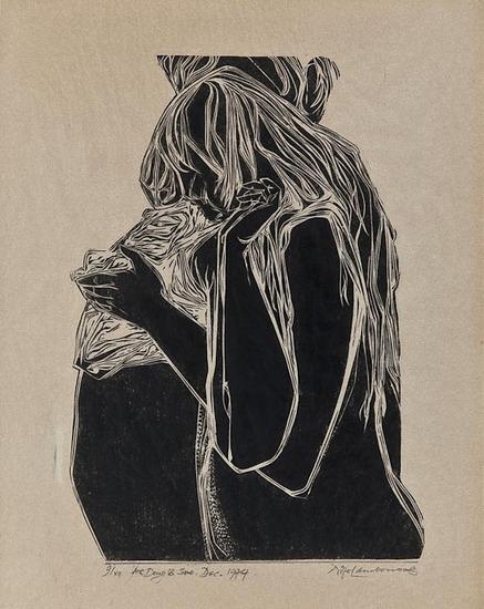 Nigel Lambourne | Lady Kneeling (1954) | MutualArt