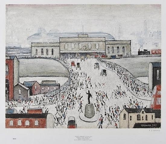 Laurence Stephen Lowry | Station Approach | MutualArt