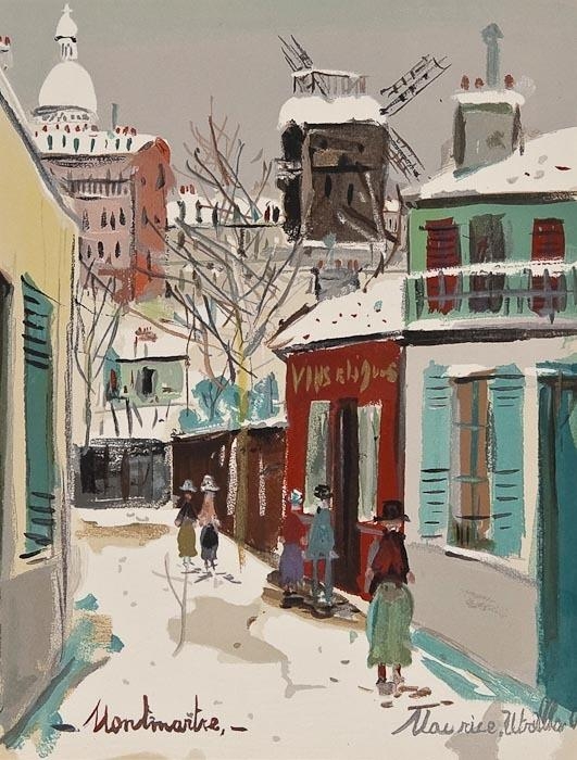 Maurice Utrillo | Montmartre (1947) | MutualArt