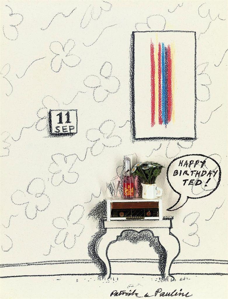 Patrick Caulfield | Happy Birthday Ted (Birthday card) | MutualArt