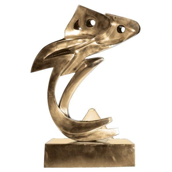 Parviz Tanavoli | Standing Heech Lovers (2007) | MutualArt