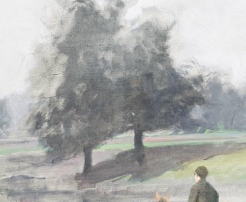 Norman Hepple | Riding in Richmond Park | MutualArt