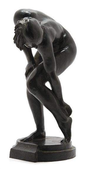 Alexander Stirling Calder | Girl Scratching Her Heel (1921) | MutualArt