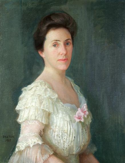 William McGregor Paxton | Portrait Painting of Mabel Fuller Blodgett ...