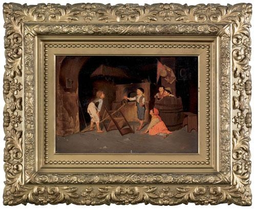 Giovanni Contarini | Scene of children playing blind man's bluff ...