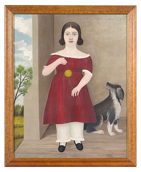 Erwin J. Neusch | Girl with dog | MutualArt
