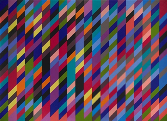 Bridget Riley | Shadow Rhythm (1989) | MutualArt