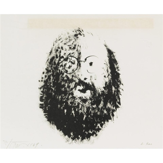 Harold Town | ALLEN GINSBERG (1969) | MutualArt