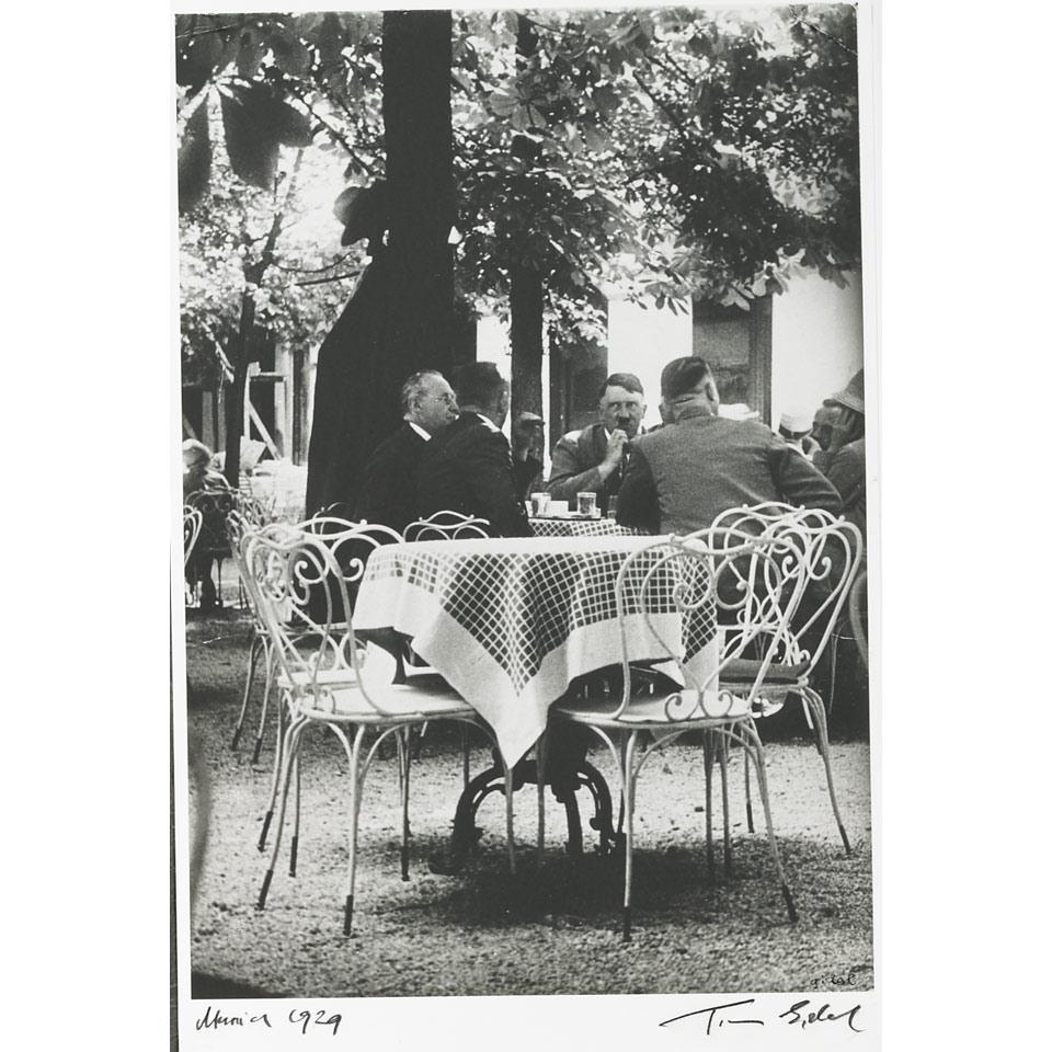 Tim Gidal | HITLER IN A MUNICH CAFE (1929) | MutualArt