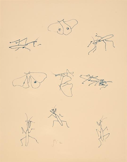Barry Flanagan | 2 WORKS: From Jesus Portfolio; Insects | MutualArt