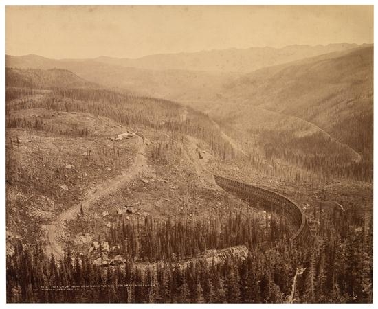 William Henry Jackson | 'The Loop' Near Hagerman Tunnel * Approaching ...