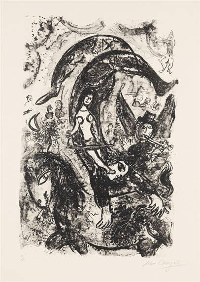 Marc Chagall | Die wendige Kunstreiterin (1959) | MutualArt