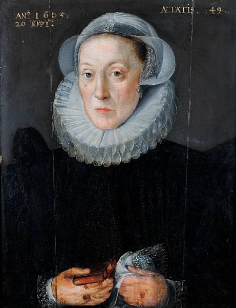 British School, 16th Century | Portrait of a lady, thought to be ...
