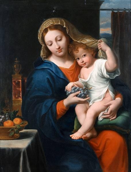 Pierre Mignard | The Madonna of the Grapes (Circa 1800) | MutualArt