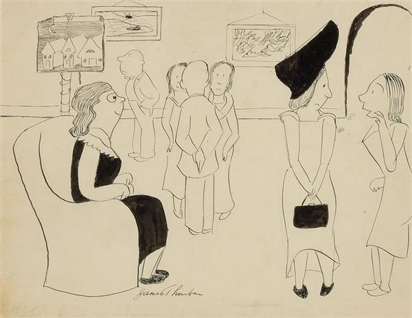 James Thurber | The Art Show | MutualArt