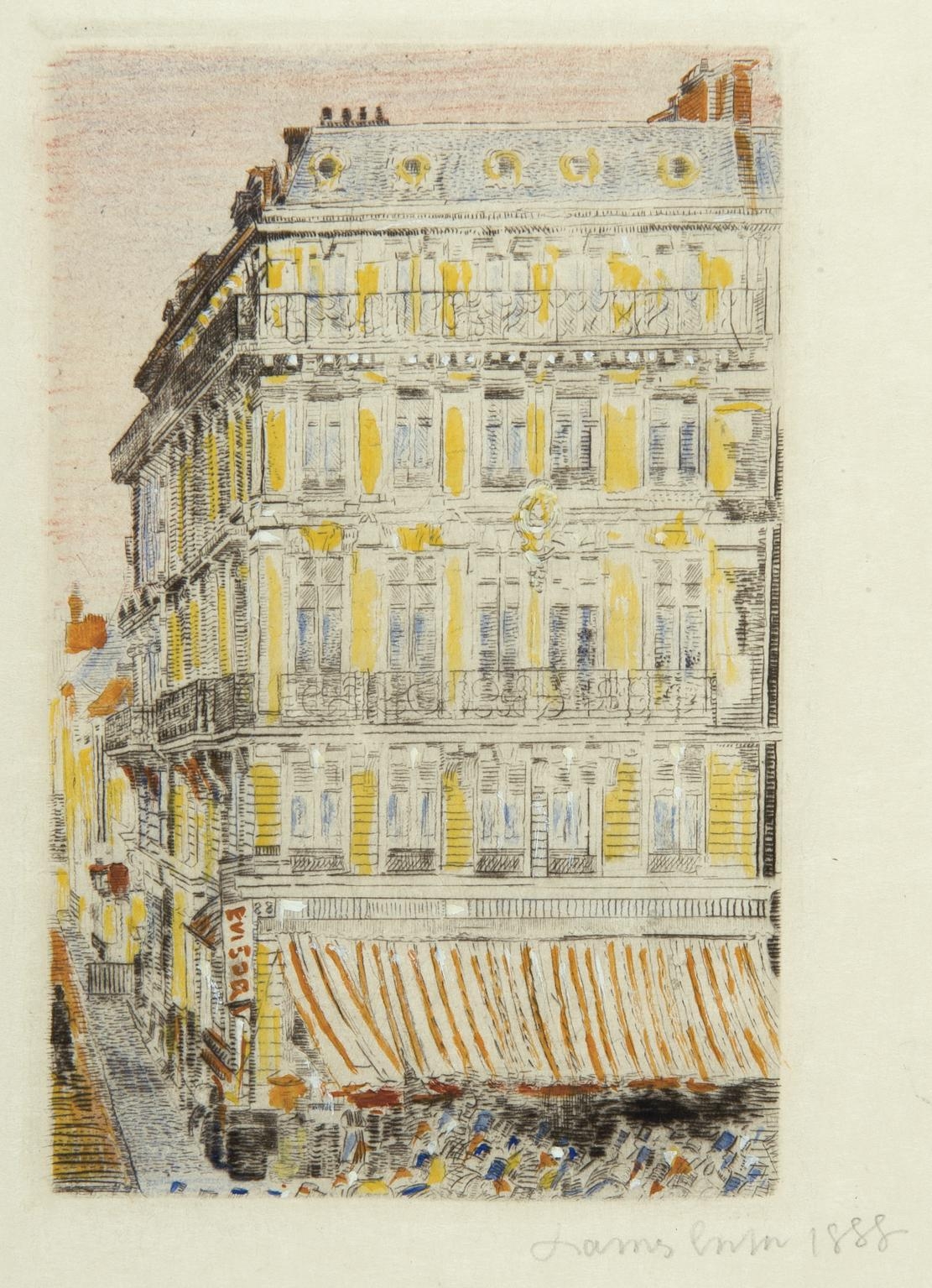 James Ensor | MAISON DU BOULEVARD ANSPACH - HUIS OP DE ANSPACHLAAN ...