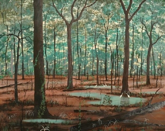 Percy Trezise | Dancing Brolgas | MutualArt