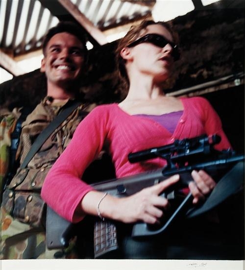 Matthew Sleeth | Captain Brad Kilpatrick and Kylie Minogue | MutualArt