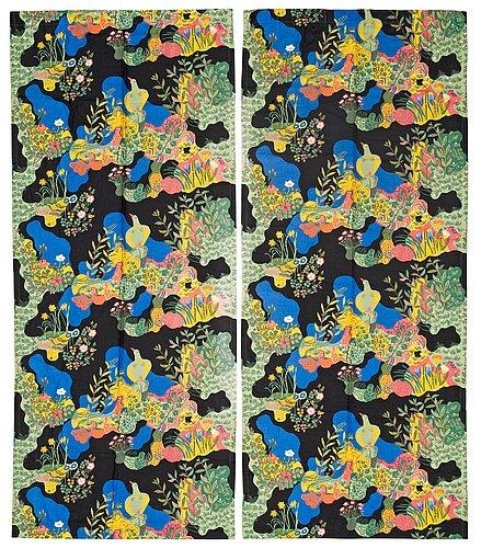 Josef Frank | 'Anakreon' linen curtains | MutualArt