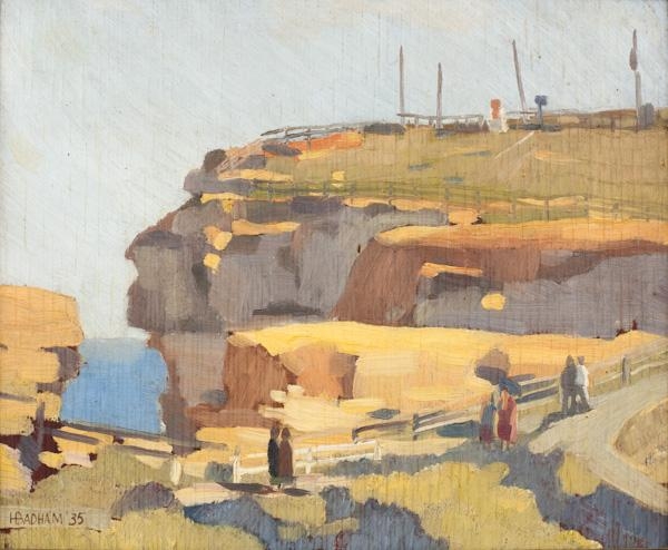 Herbert Badham | The Gap at Watson's Bay (1935) | MutualArt