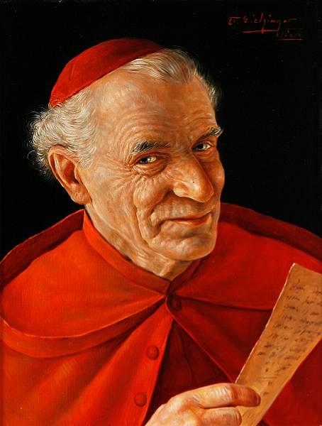 Otto Eichinger | A smiling cardinal | MutualArt