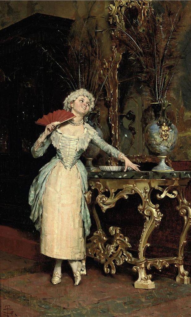 Tito Conti | THE RED FAN | MutualArt